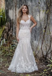 Try on the Allure Bridals C655 Gown in Los Angeles, CA | Karoza Bridal