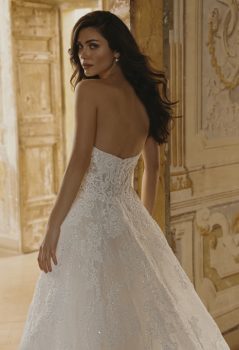 Try on the PEN LIV Dina Gown in Los Angeles, CA | Karoza Bridal